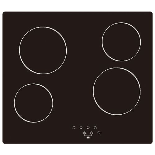 CATA UBTCC60LC.1 60cm Ceramic Hob - Black | HBH Woolacotts